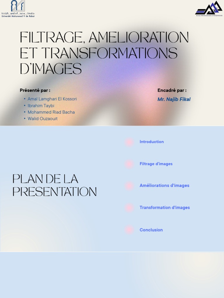 FIltrage Amelioration Traitement | PDF | Filtre (électronique ...