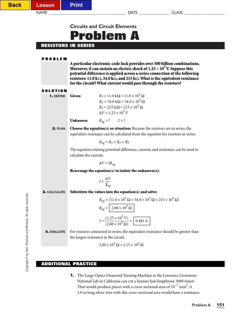 Prob wkbk1 | Download Free PDF | Resistor | Electrical Resistance And ...