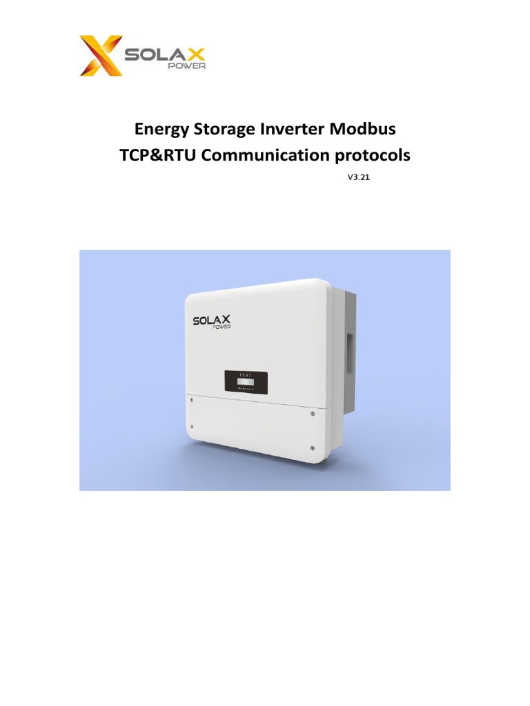 Hybrid X1 X3-G3 ModbusTCP RTU V3 21 - English | PDF | Subroutine | Computer Engineering