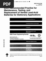 IEEE 450-2020 Battery Testing Overview | PDF | Electricity | Physical ...