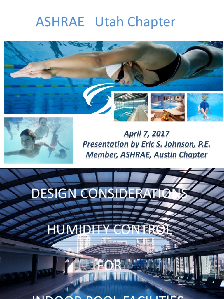 Indoor Pool Design Utah Ashrae 040717 | PDF | Humidity | Air Conditioning