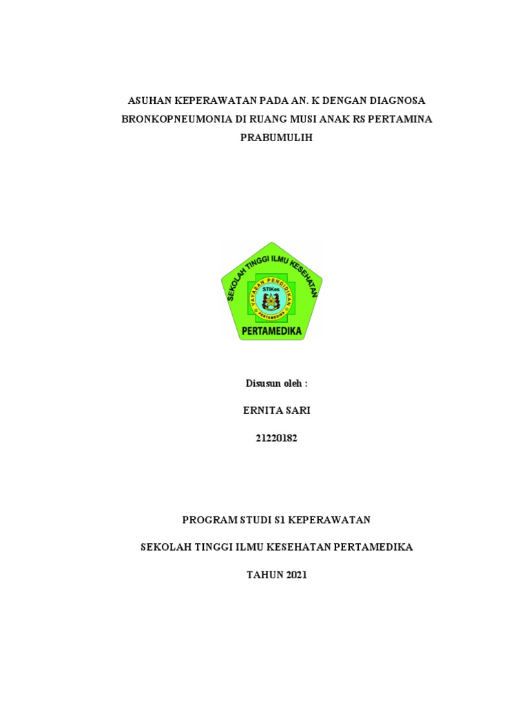 LP Bronkopneumonia Erni Mggu 1 | PDF | Kajian Bahasa Asing | Sains & Matematika