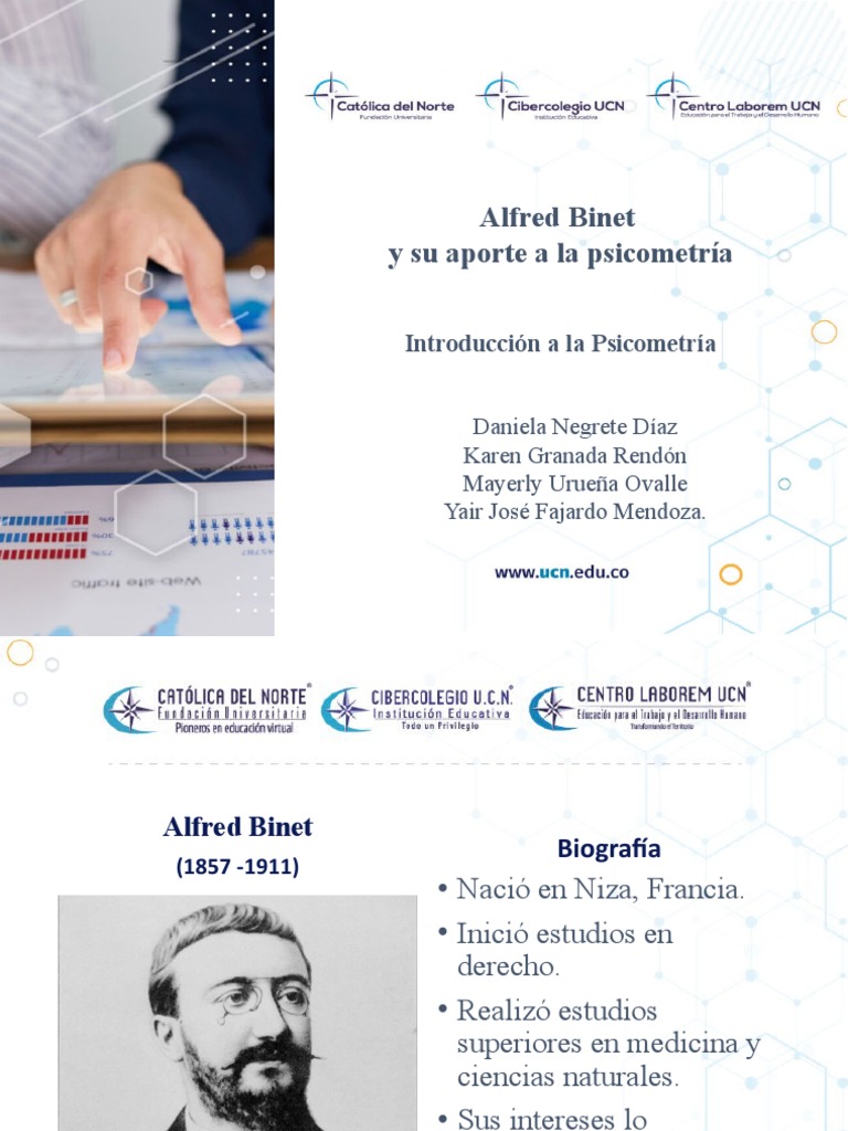 Alfred Binet y Su Aporte A La Psicometria | PDF | Inteligencia | Cognición