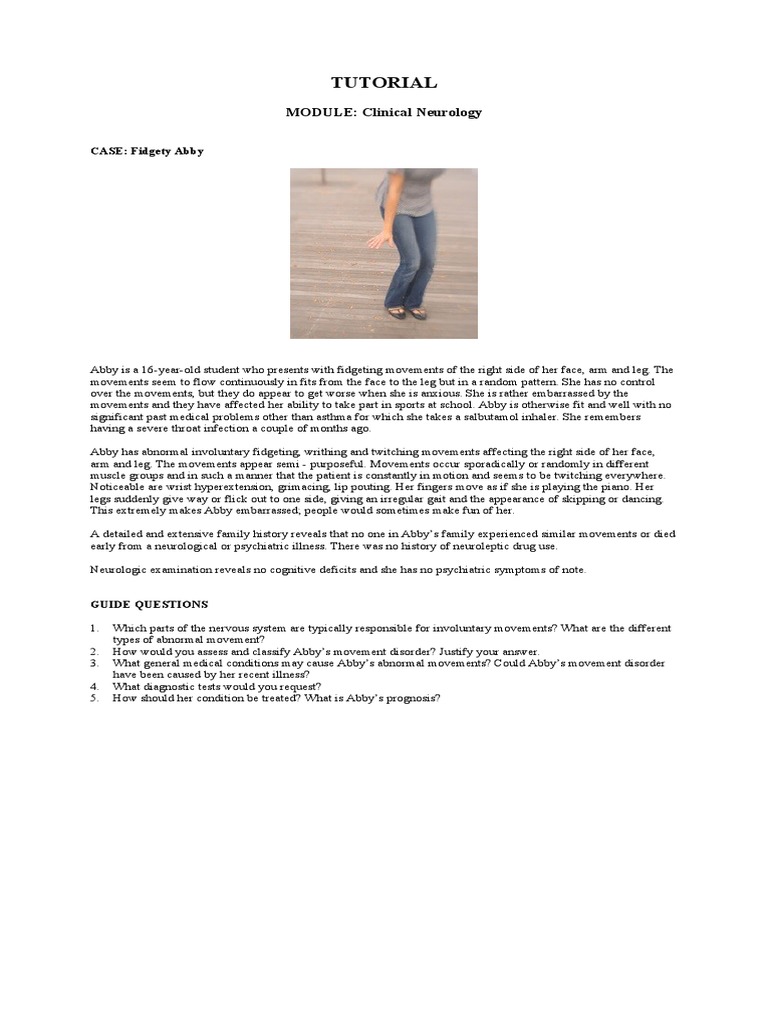 Neuro Tutorial - Fidgety Abby | PDF | Wellness