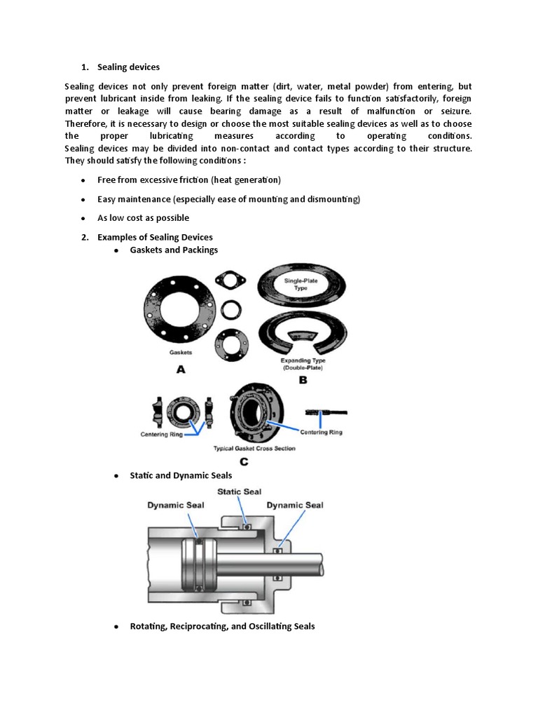 Sealing Devices | PDF | Finance & Money Management | Home & Garden