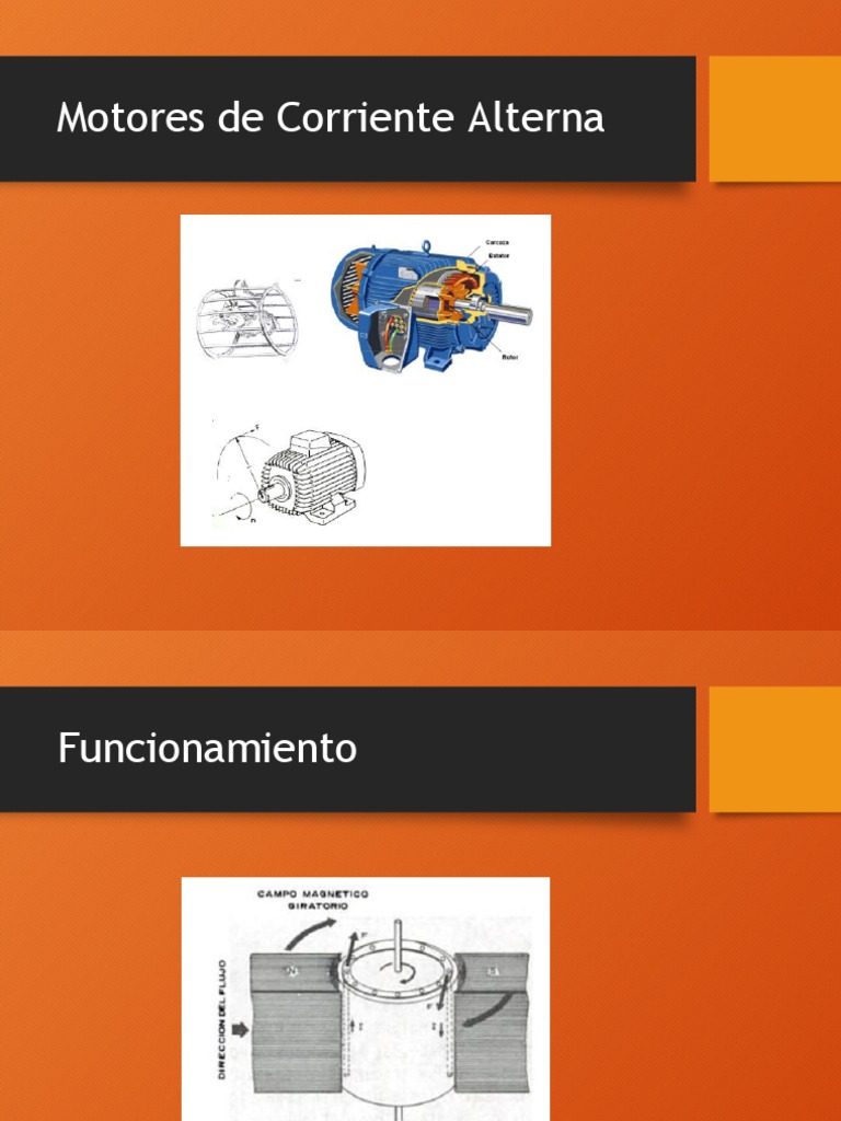 Motores Corriente Alterna | PDF | Corriente eléctrica | Motor eléctrico