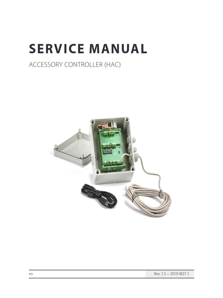 Dantherm HAC Accessory Controller Service Manual | PDF | Electrical Connector | Switch