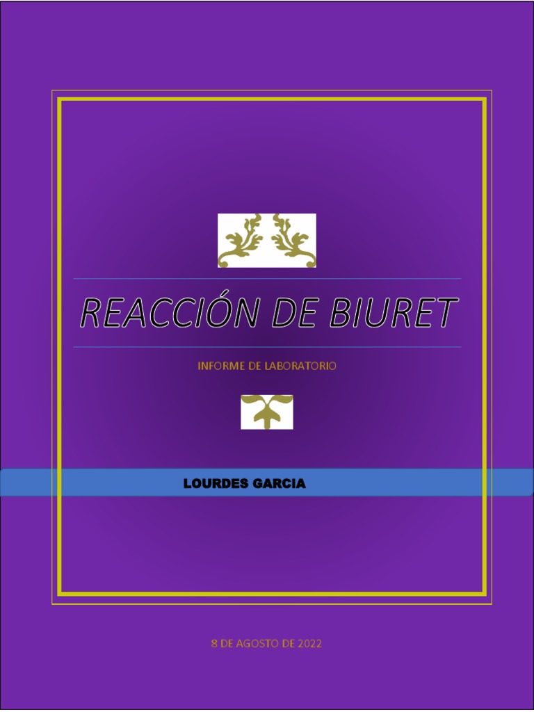Reaccion de Biuret | PDF | Proteínas | Péptido