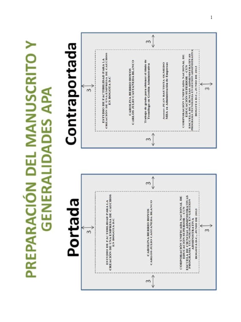 Plantilla Portada Estudiante Normas Apa | PDF