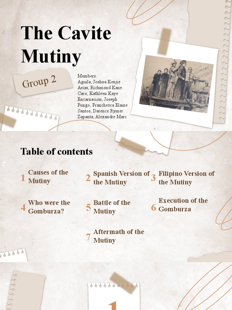 The Cavite Mutiny Group 2 | PDF | Philippines | Spanish Colonization Of The Americas