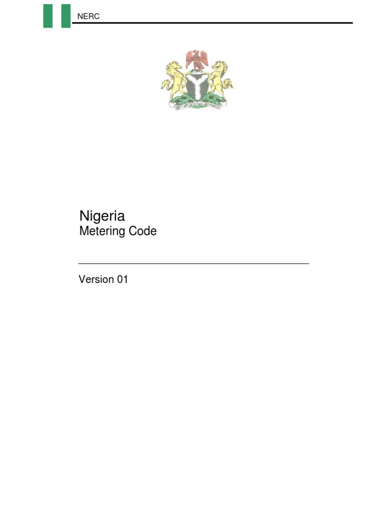Metering Code v01 | PDF | Electric Power Transmission | Electric Power ...