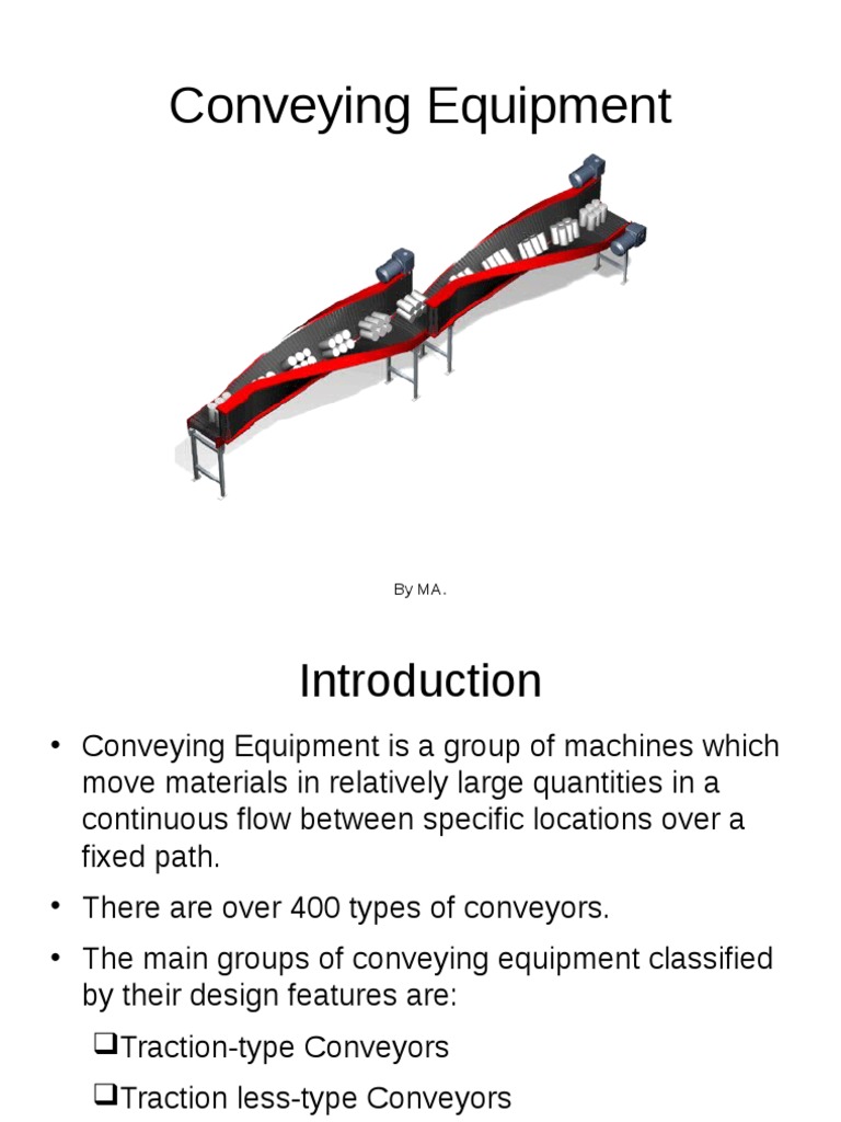 Chapter 3 1 Conveyors | PDF | Belt (Mechanical) | Mechanics