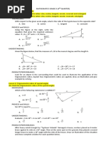 G9 - Summative Test 1 - Melc 1 3 | PDF | Trigonometric Functions ...