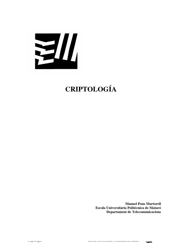 Cripto | Descargar gratis PDF | Criptoanálisis | Clave (criptografía)
