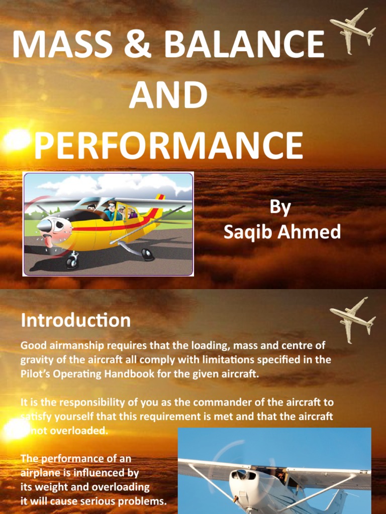 Aircraft Weight & Balance Guide | PDF | Weight | Weighing Scale
