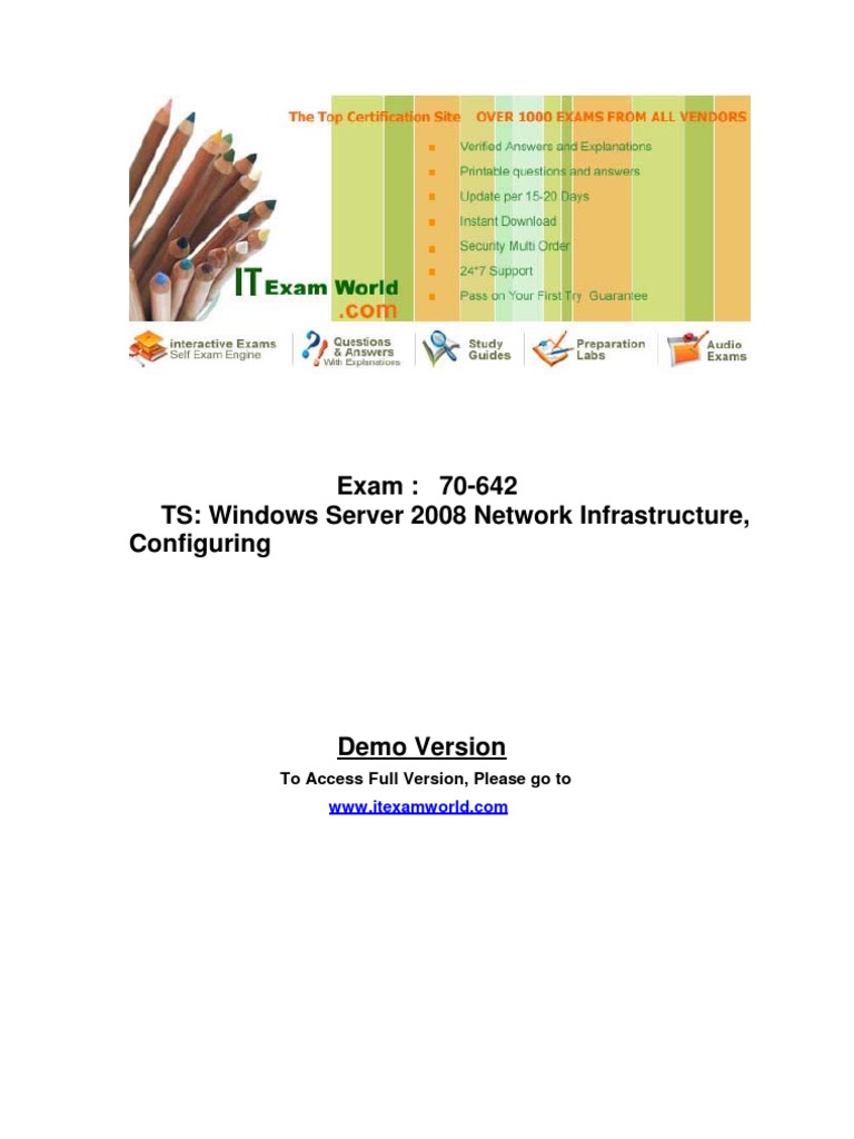 Windows Server 2008 Network Config Guide | PDF | Ip Address | Group Policy