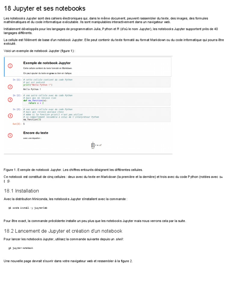 18 Jupyter Et Ses Notebooks | PDF | Logiciel | Développement de logiciel
