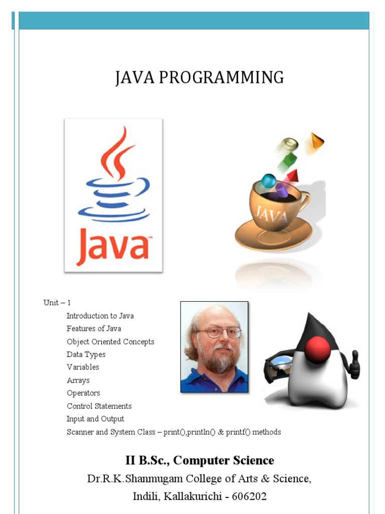 Java Programming Ii Bsc Computer Science Pdf Control Flow Java Programming Language 2076