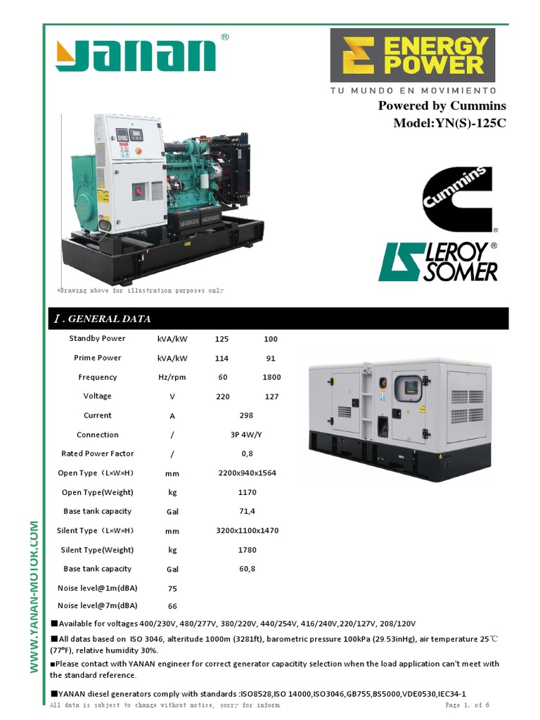 Yn (S) 125C | Download Free PDF | Engines | Power Supply