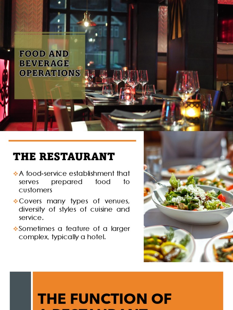 The Restaurant | PDF | Restaurants | Gastronomy