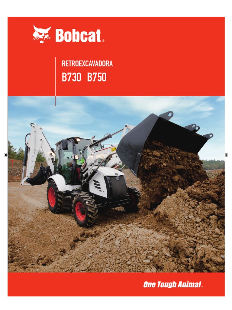 Bobcat Backhoe B730-Compressed | PDF | Comercio | Producción y fabricación