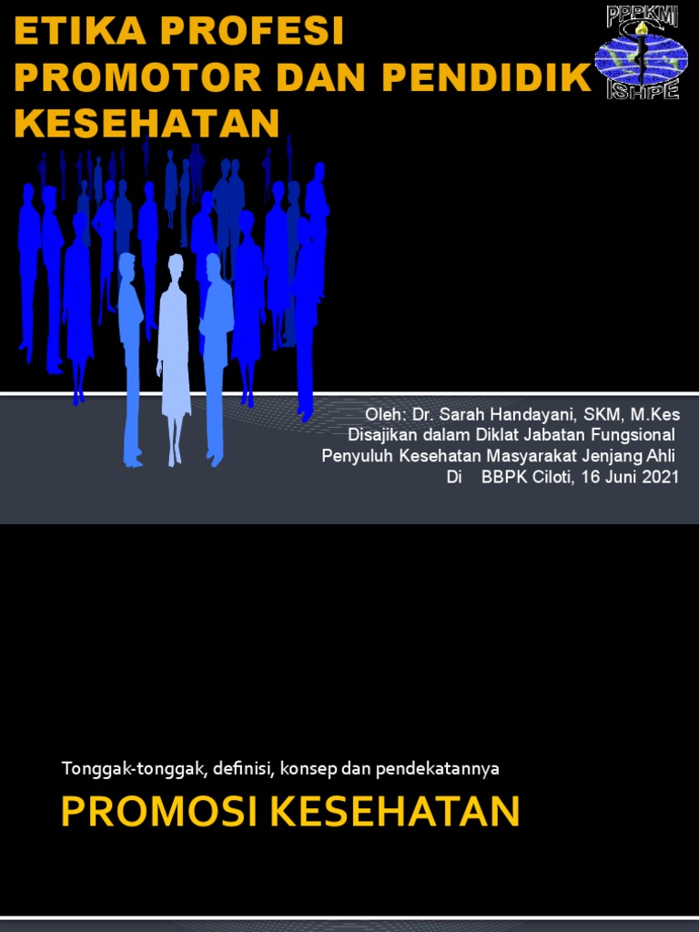 Etika Profesi Promosi Kesehatan | PDF