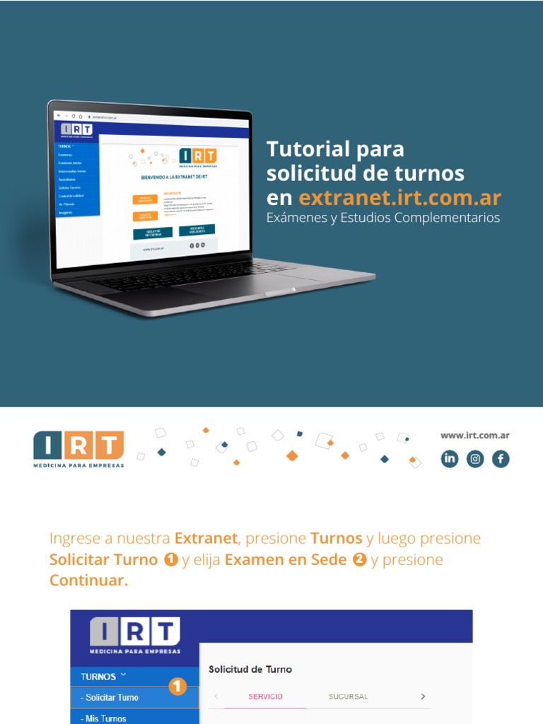 Tutorial Turnos en Extranet - CDR | PDF | Negocios