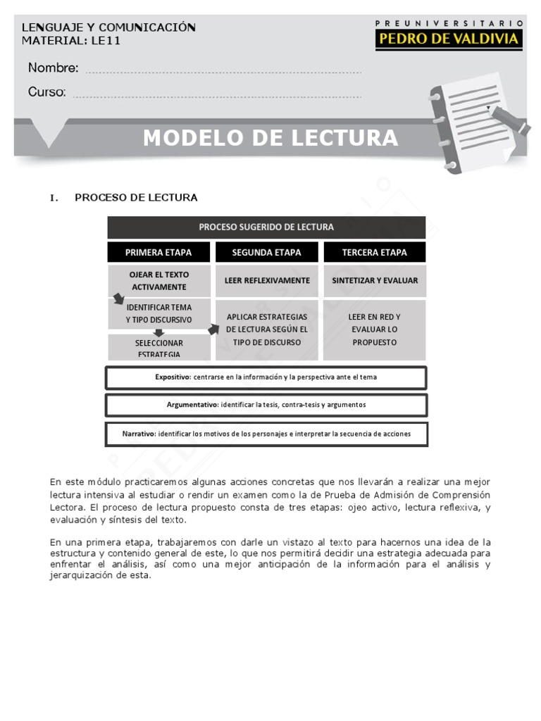 3472-LE11 - Modelo de Lectura | PDF | Río | Maestros