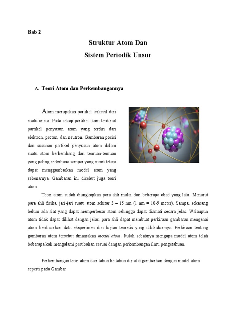 Teori dan Struktur Atom | PDF