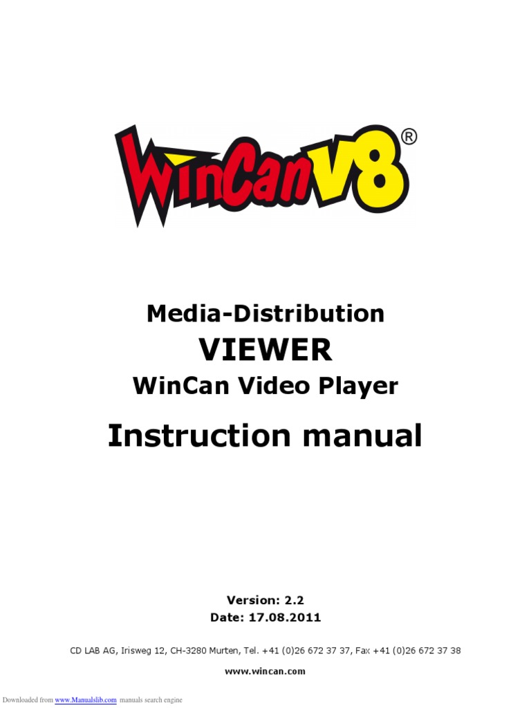WinCan Media-Distribution Instruction Manual | PDF | Computer File | Icon (Computing)