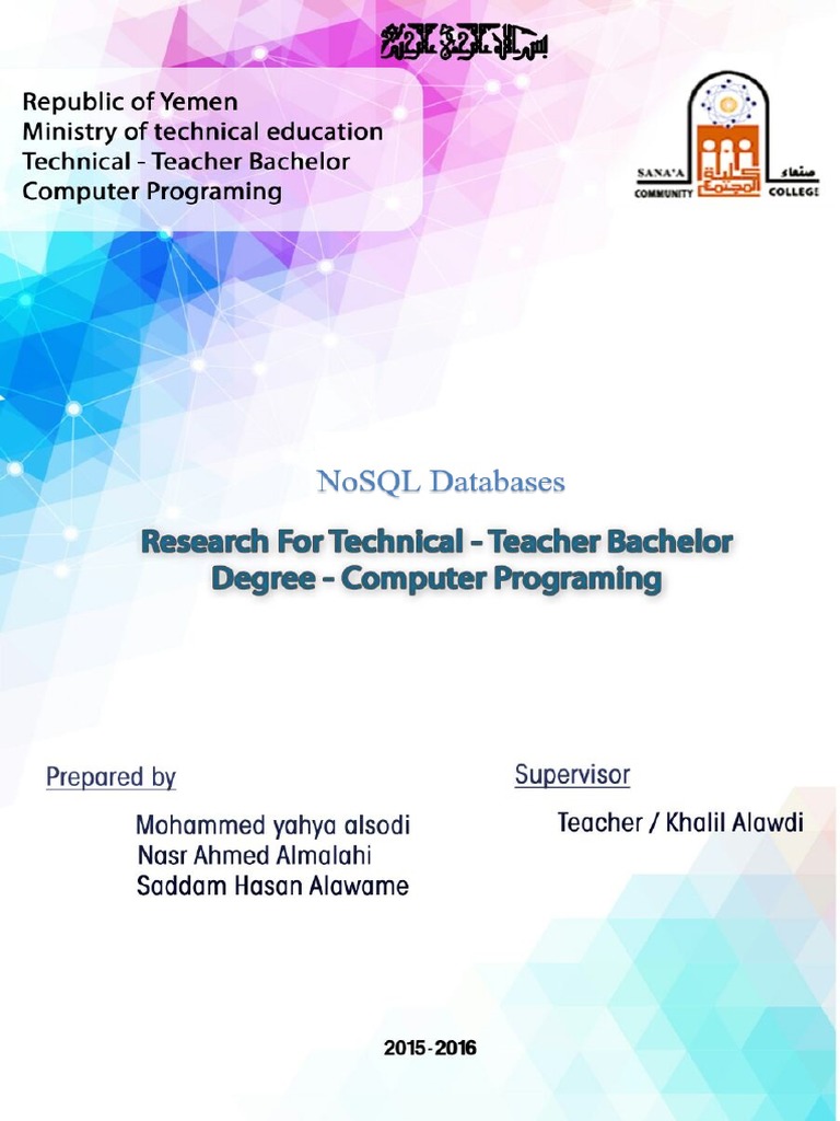 Nosql Database White Paper Pdf No Sql Databases