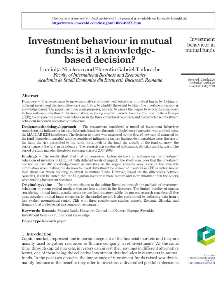 Nicolescu - 2020 - Multiple Linear Regression - MK | PDF | P Value | Regression Analysis