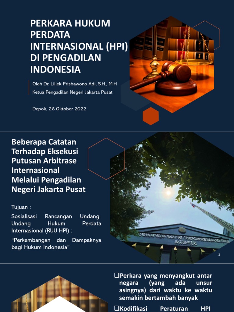 Perkara Hukum Perdata Internasional (Hpi) - Dr. Liliek | PDF