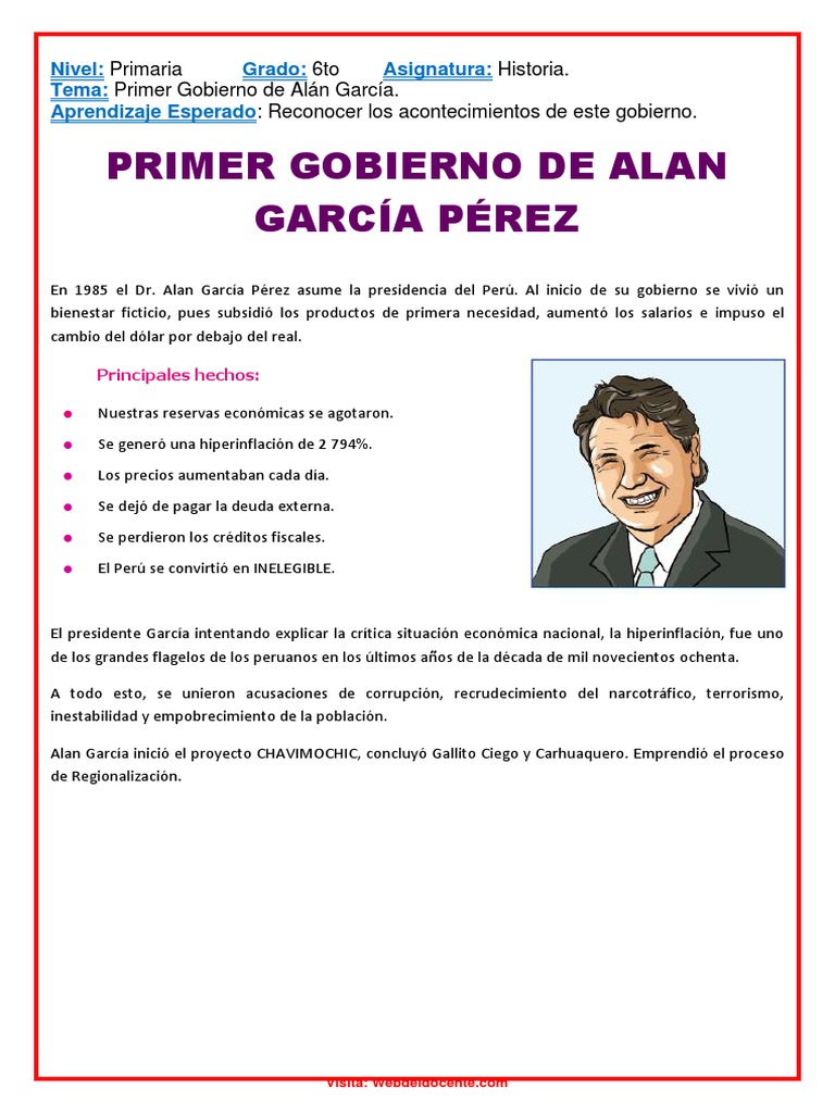 Primer-Gobierno-de-Alan-García | PDF