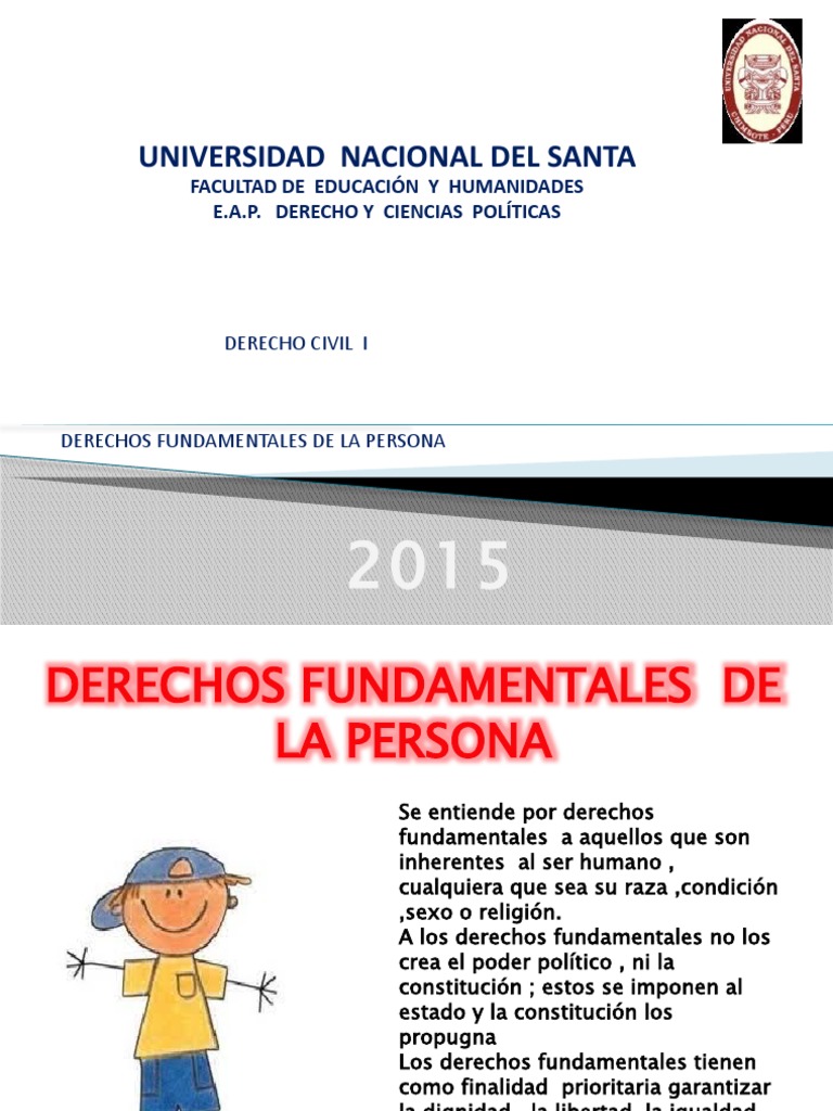 Diapositivas Derechos Fundamentales (2) 124-05-2015 | PDF | Derechos ...