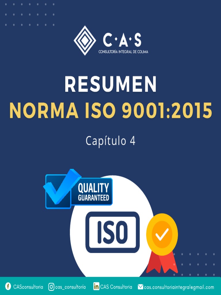 Ebook - Resumen Cap 4 Iso 9001 | PDF | Calidad (comercial) | Gestión de ...