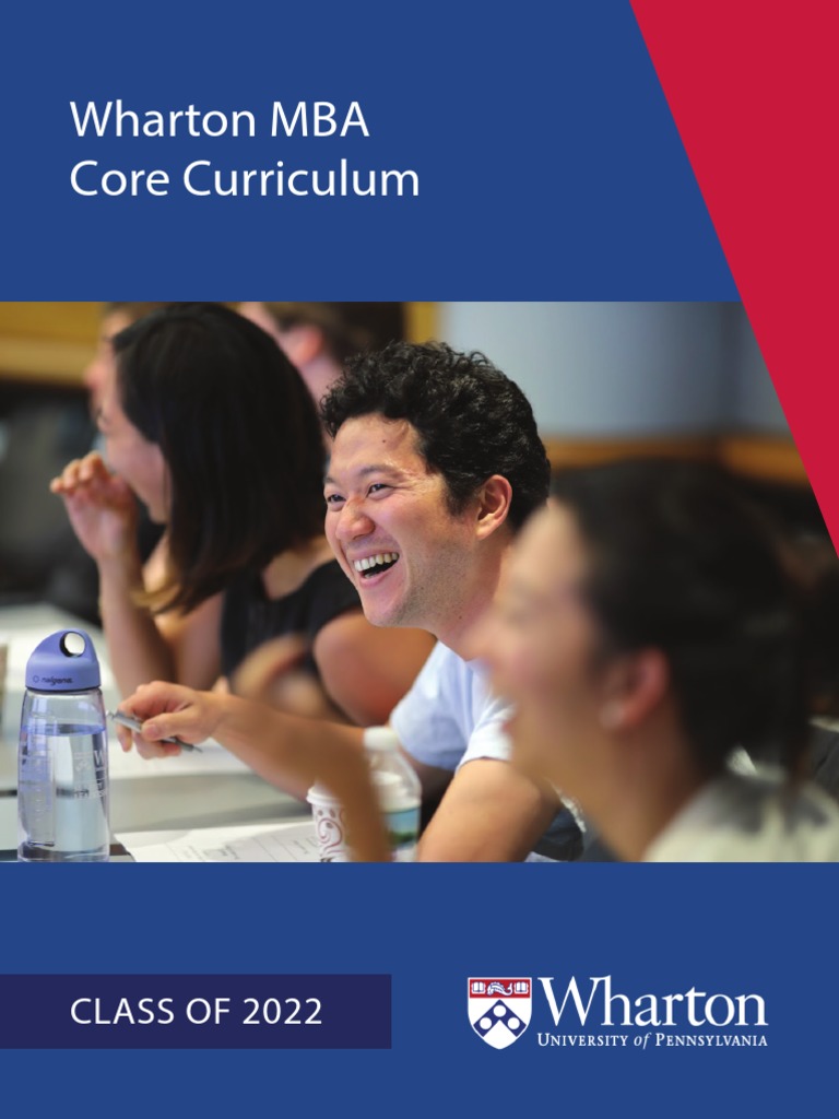 WG22 FINAL Wharton Core Curriculum | PDF | Regression Analysis ...