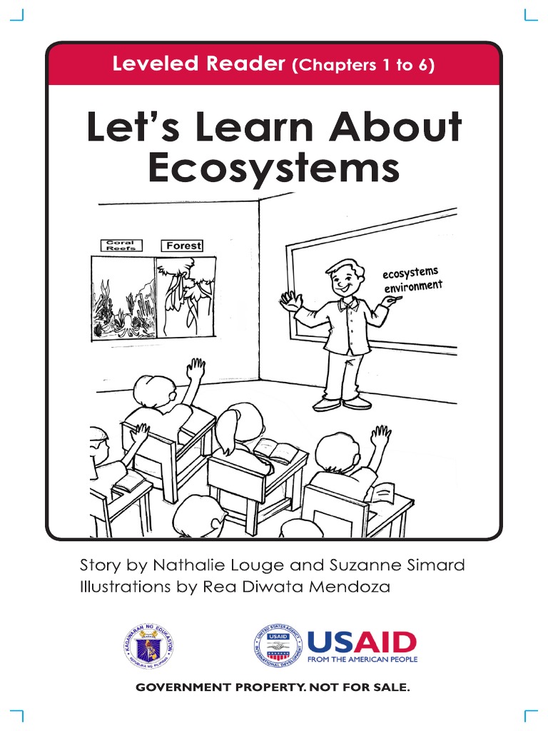 Grade 3 English Q2.4 Story Lets Learns About Ecosystems (Red) | PDF