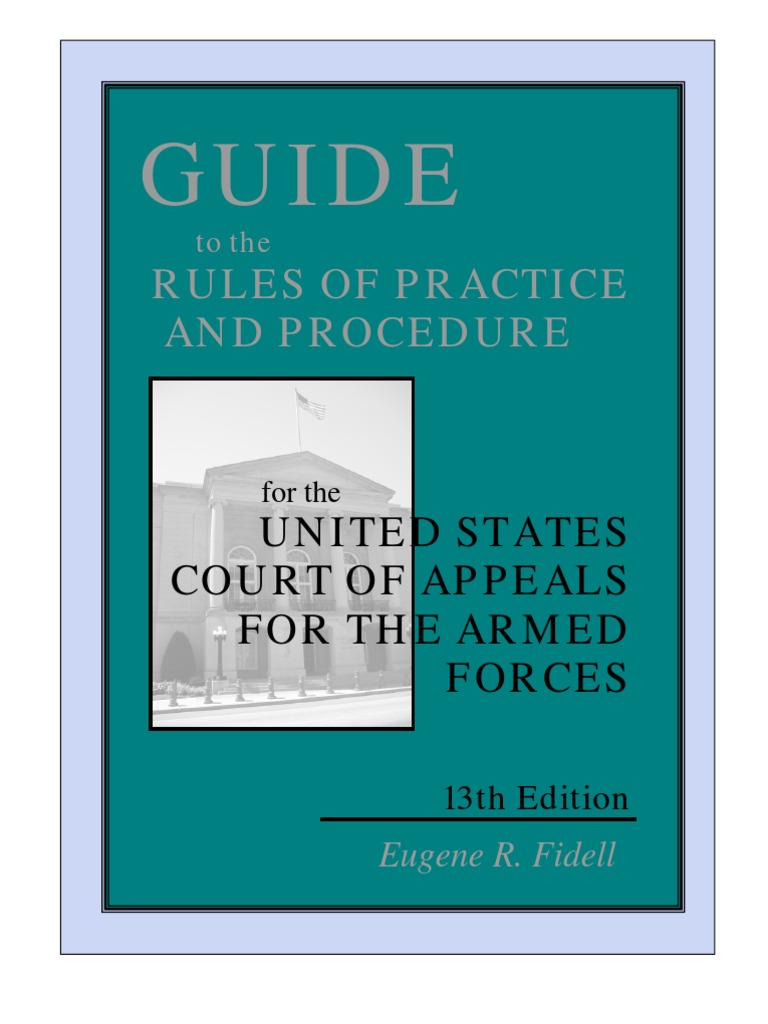 Guide: Rules of Practice and Procedure | PDF