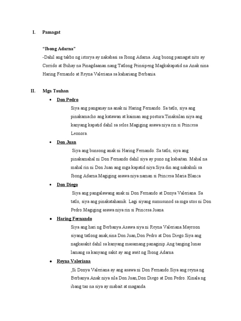 Ibong Adarna | PDF