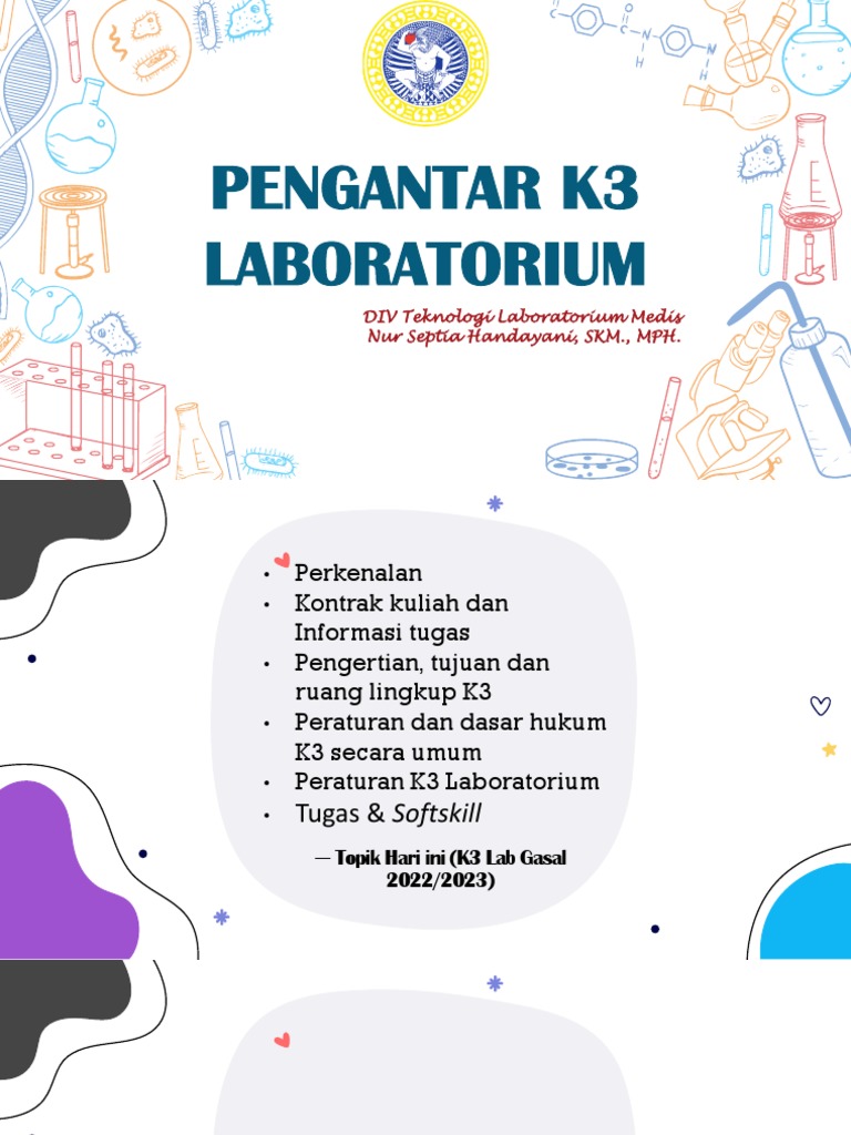 TM 1 KK Dan Pengantar K3 Lab | PDF