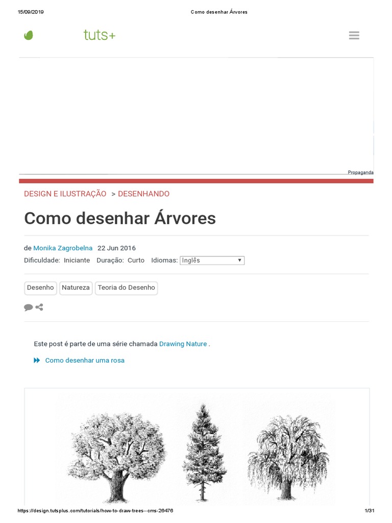 Como Desenhar Árvores | PDF | Árvores | Desenho