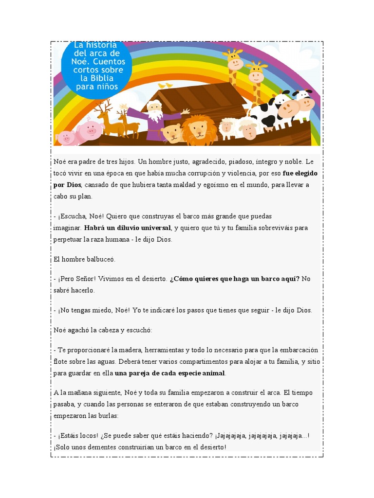 El Arca de Noe | PDF | Arca de Noé | Noé