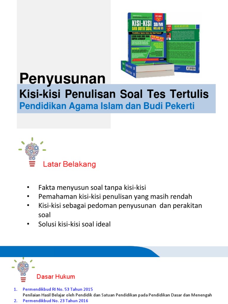 Alur Penyusunan Kisi-Kisi | PDF