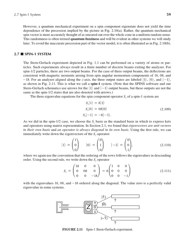 McIntyre - Quantum Mechanics - 83 | PDF | Spin (Physics) | Eigenvalues And Eigenvectors