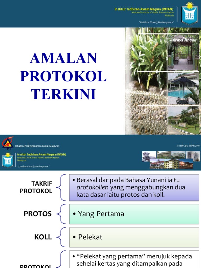 Amalan Protokol Terkini | PDF