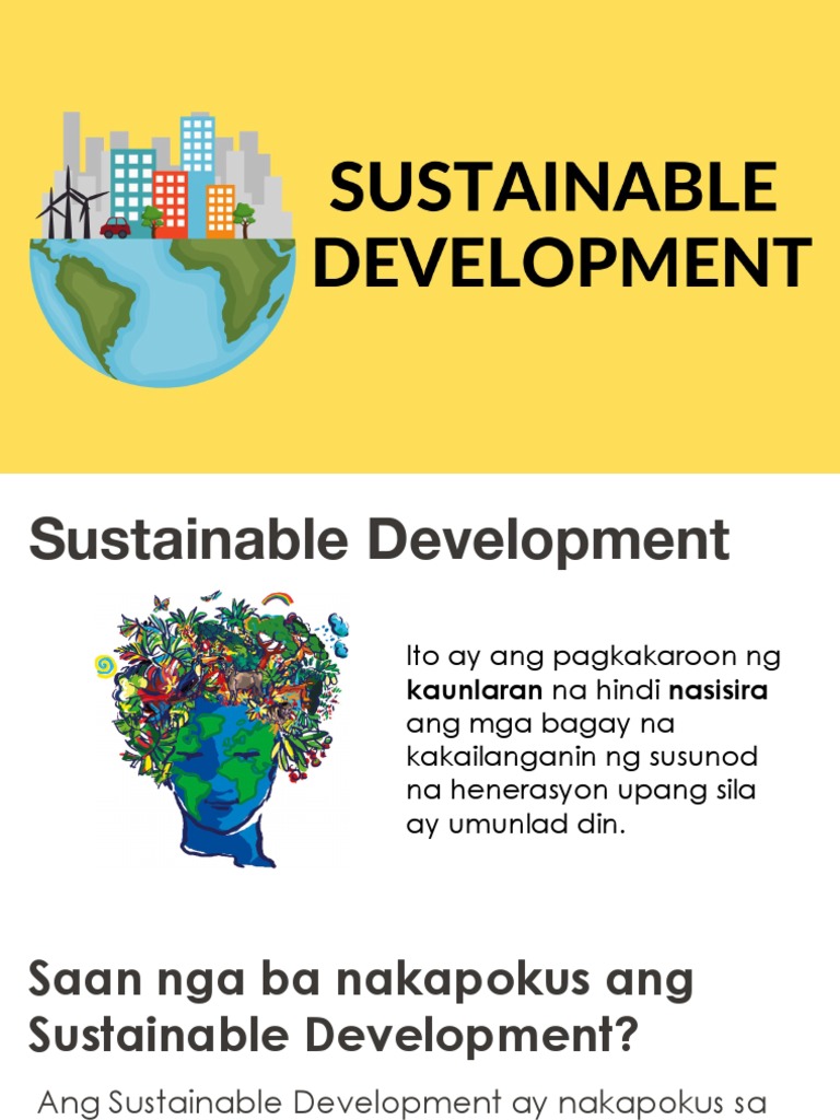 Sustainable Development | PDF
