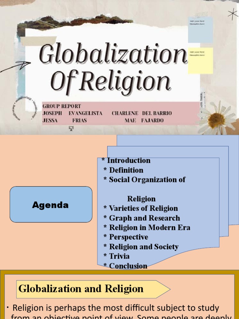 Globalization's Impact on Religion Today | PDF | Christian Denomination ...