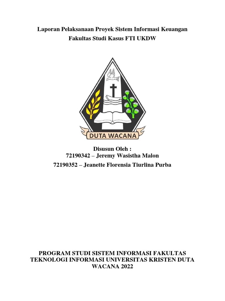 Proyek Sistem Informasi Keuangan FTI UKDW | PDF
