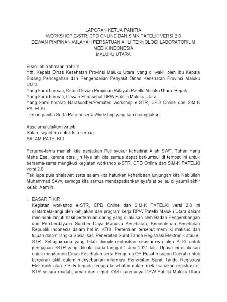 Contoh Sambutan | PDF